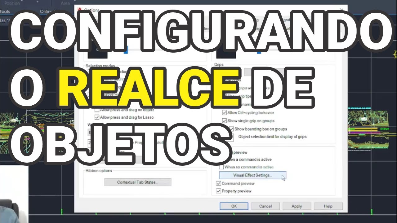 Configurando o Realce de Objetos no AutoCAD - AdCAD